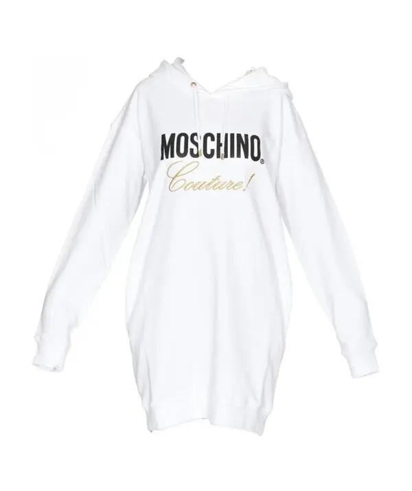 Moschino Hooded Sweater Dress