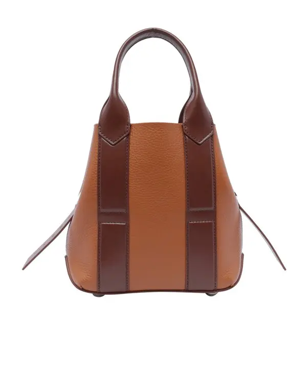 Hogan Script Small Shopping Bag - Brown