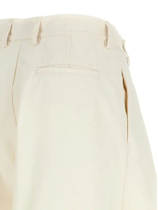 DARKPARK Tie-waist Wide-leg Pants - White
