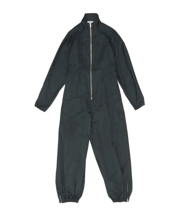 Alaïa High Neck Zipped Jumpsuit - Green