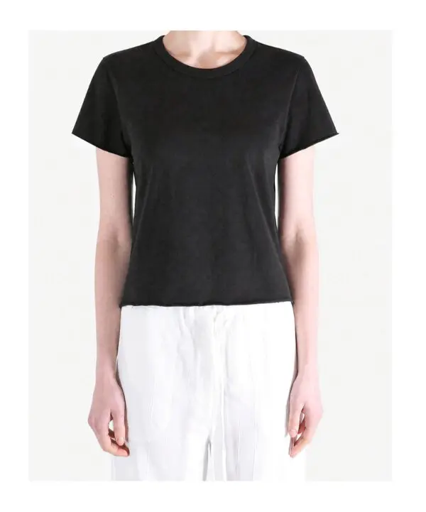 Auralee Brushed Jersey T-shirt - Ink Black