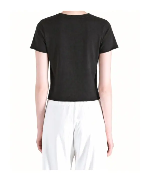 Auralee Brushed Jersey T-shirt - Ink Black