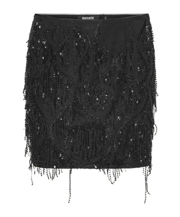 ROTATE BY BIRGER CHRISTENSEN Sequin Embellished Mini Skirt