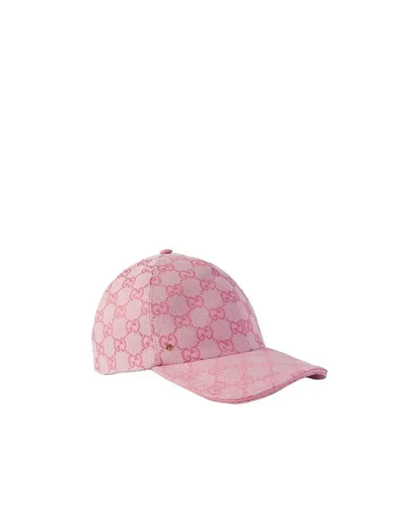 Gucci Gg Jacquard Baseball Cap - Pink