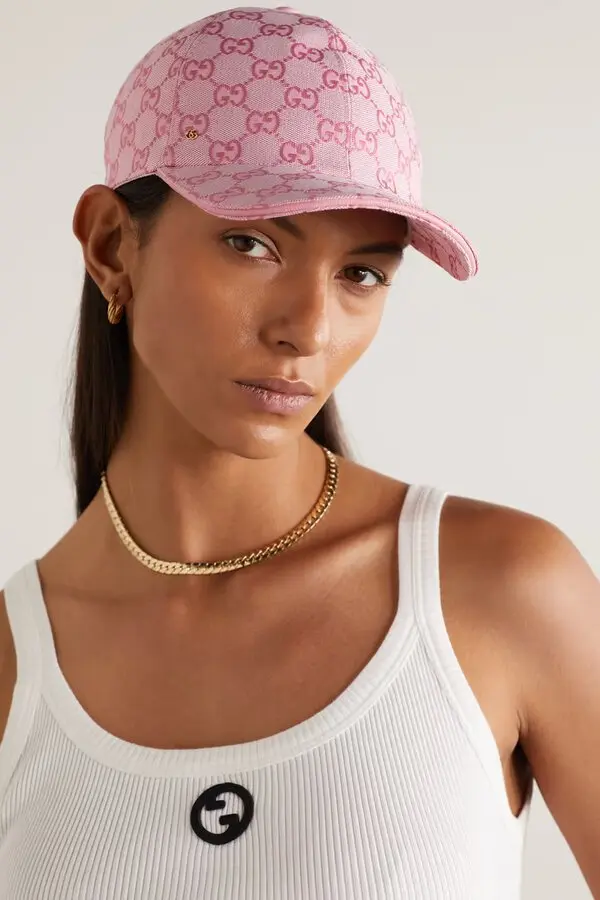 Gucci Gg Jacquard Baseball Cap