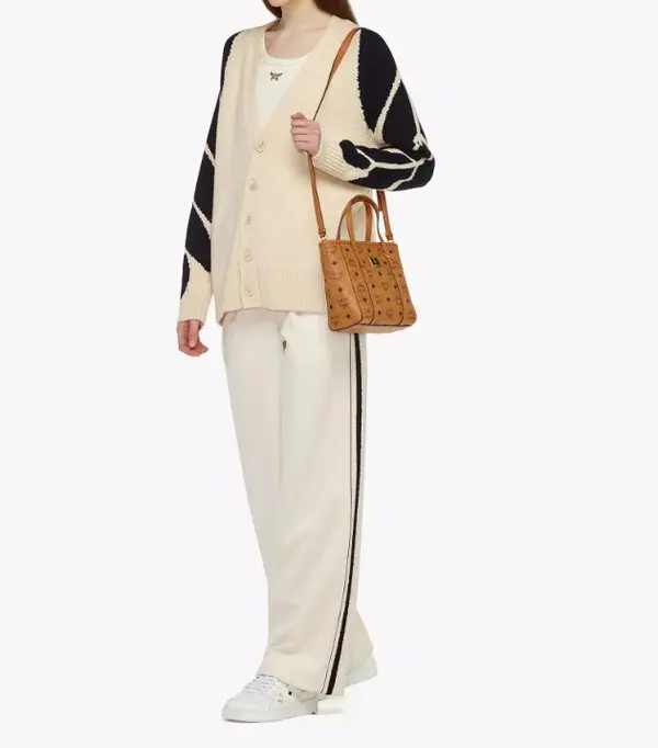 Mcm Mini Shopper Bag - Cognac