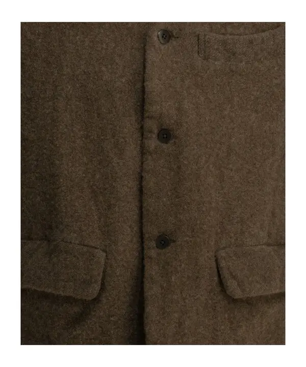 Kapital Single-breasted Spiderweb Embroidered Jacket - Brown