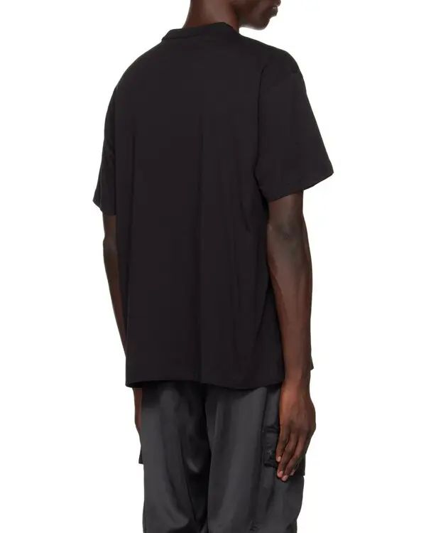 Versace Logo-print Cotton T-shirt - Black