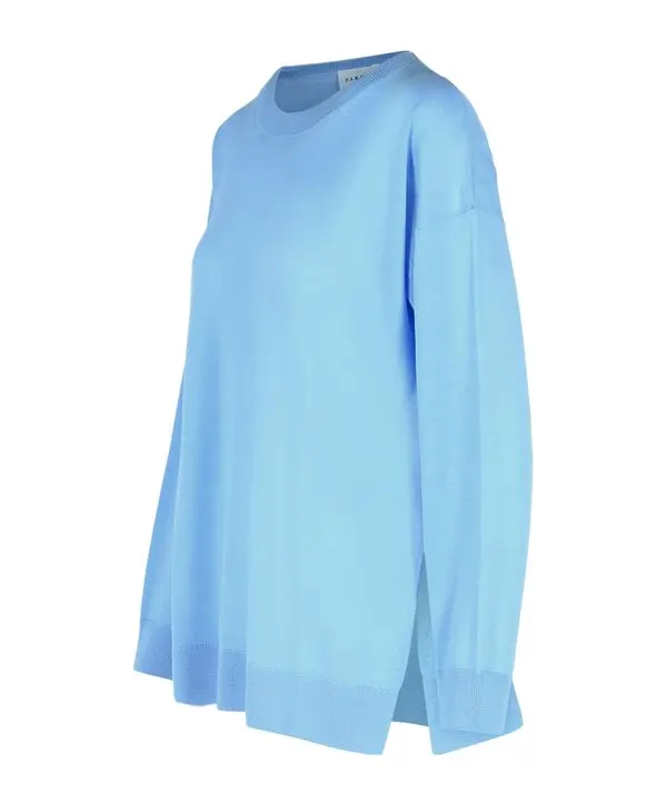 P.a.r.o.s.h Crewneck Knitted Jumper - Light Blue