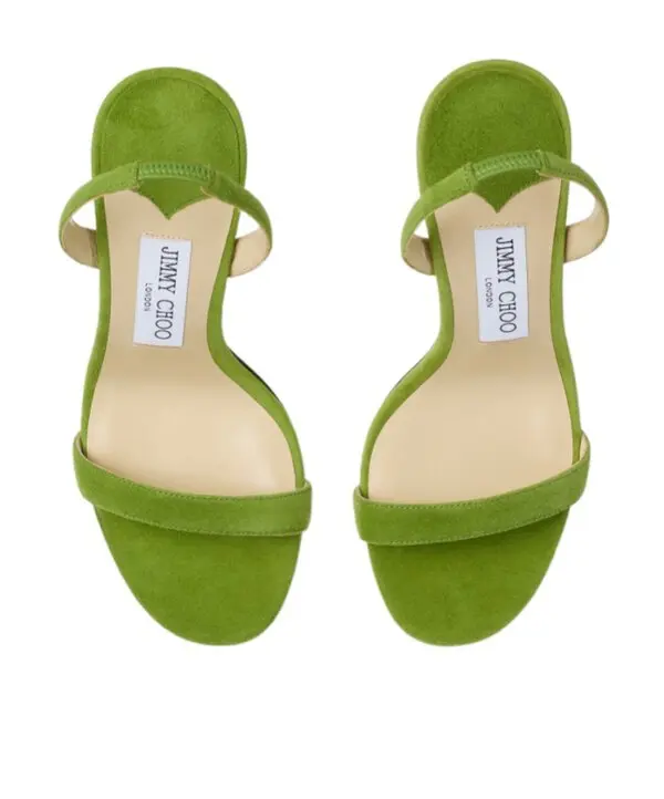 JIMMY CHOO Jenn 100 Slingback Sandals - Clover