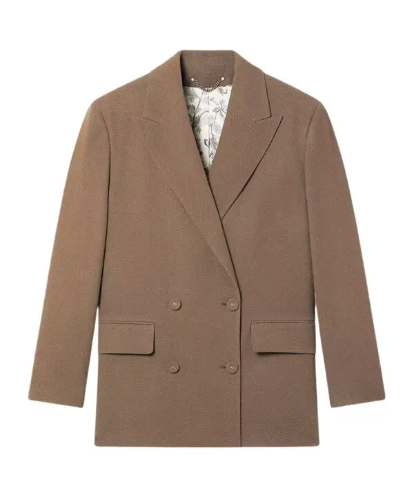 GOLDEN GOOSE Double-breasted Blazer - Brown