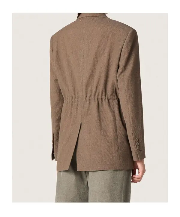 GOLDEN GOOSE Double-breasted Blazer - Brown