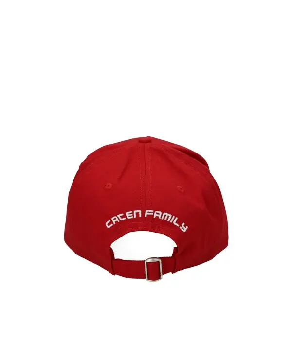 Dsquared2 Logo Detailed Baseball Cap - Red