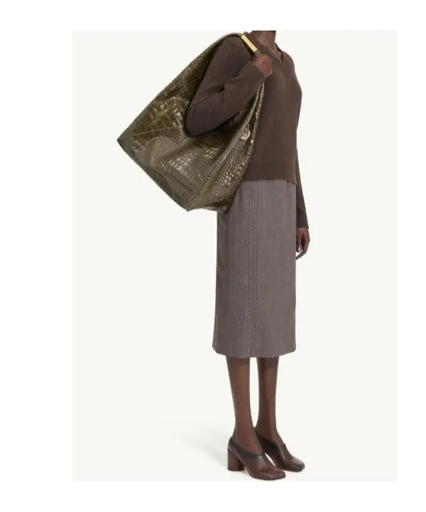 MAISON MARGIELA Wool-blend V-neck Jumper - Brown