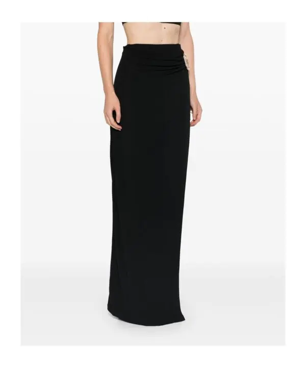 Casablanca Asymmetrical Ruffled Wrap Dress