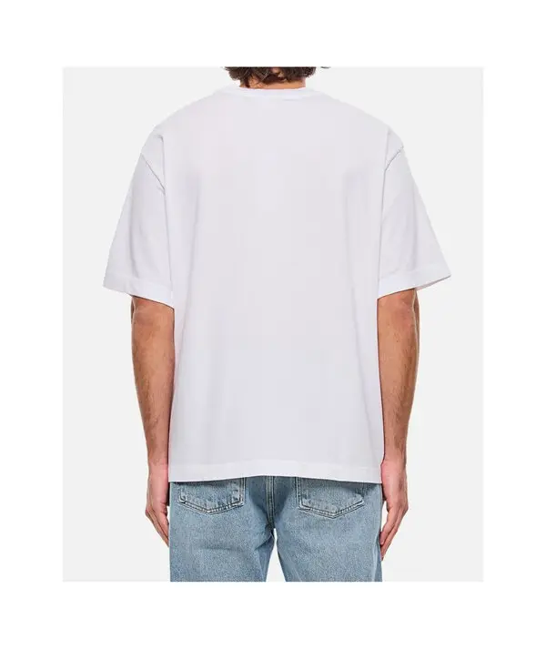 Maison Kitsuné Logo-embroidered Crewneck T-shirt
