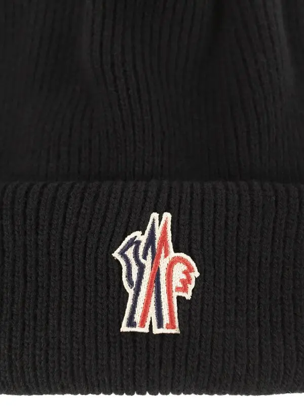 Moncler Wool Beanie - Black