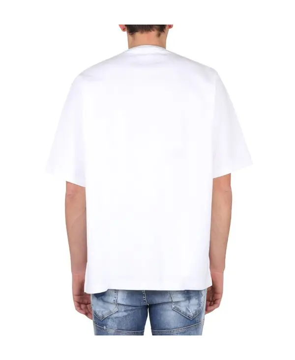 Dsquared2 Logo Printed Crewneck T-shirt - White