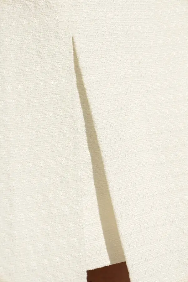 Dolce & Gabbana Midi Skirt With Front Slit - White