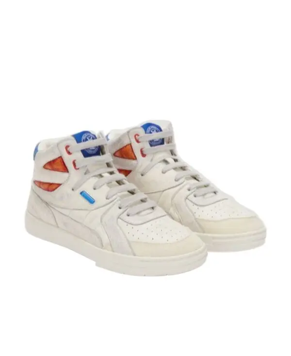 Palm Angels Vintage University Lace-up High Top Sneakers