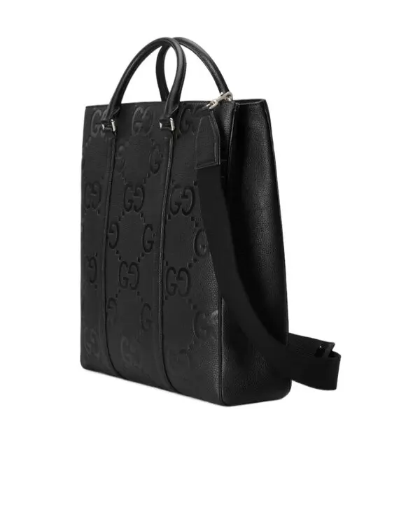 Gucci Jumbo Gg Leather Tote Bag