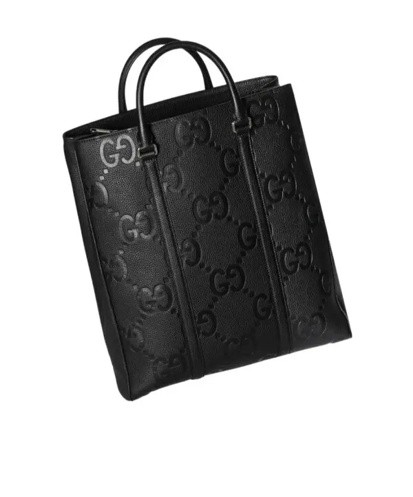 Gucci Jumbo Gg Leather Tote Bag