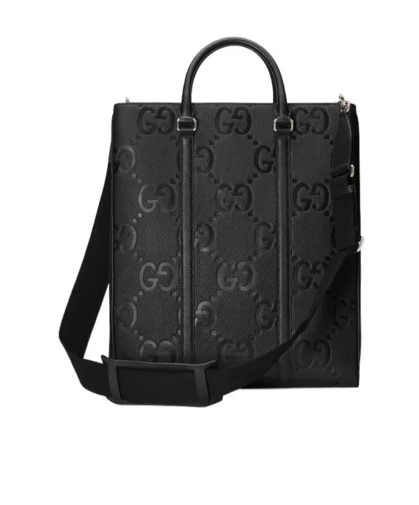 Gucci Jumbo Gg Leather Tote Bag