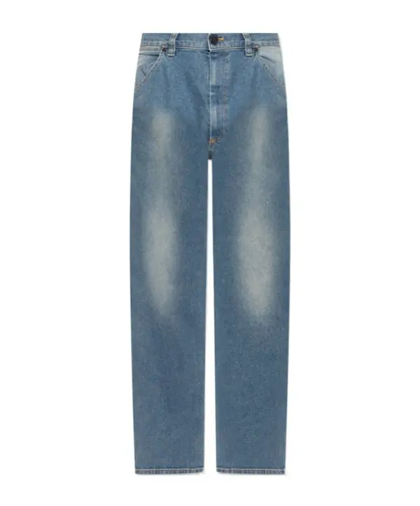 VIVIENNE WESTWOOD Vintage Effect Straight Leg Jeans - Blue