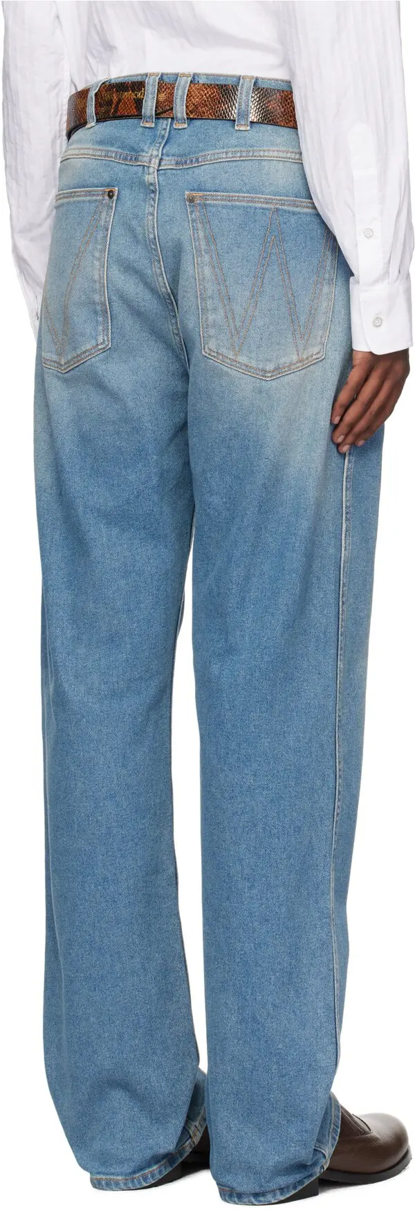 VIVIENNE WESTWOOD Vintage Effect Straight Leg Jeans