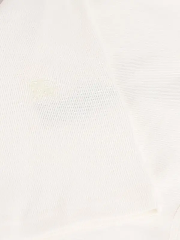 Burberry Ribbed Tank Top With Bow Detail - White