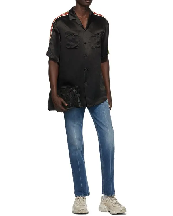 Gucci Side-panel Bowling Shirt