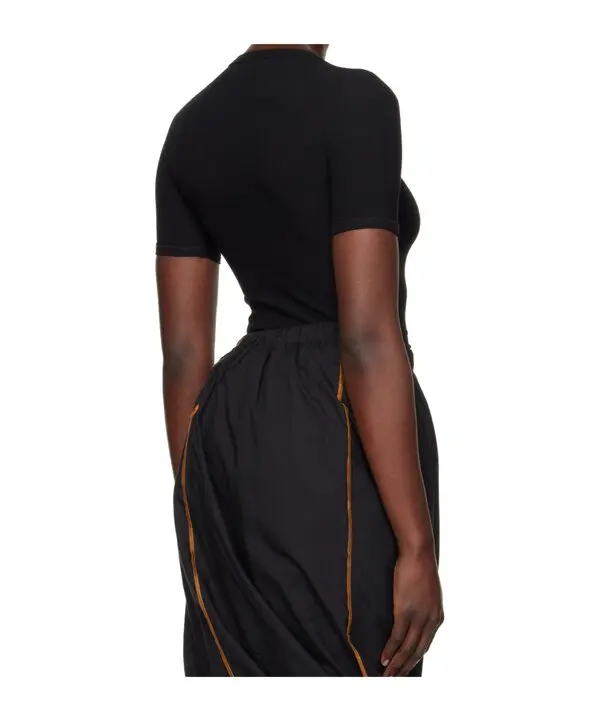 BASERANGE Ribbed Short Sleeve T-shirt