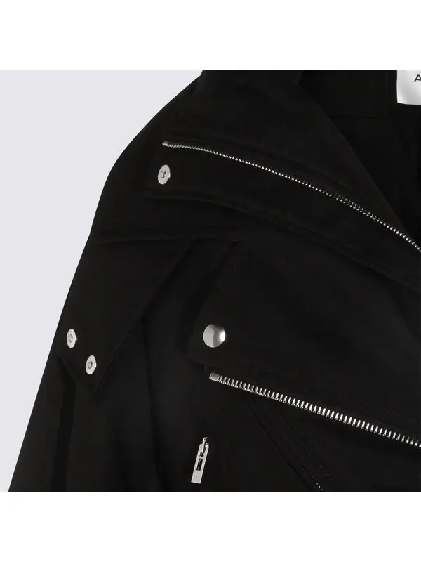 Alaïa Belted Zip Jacket - Black