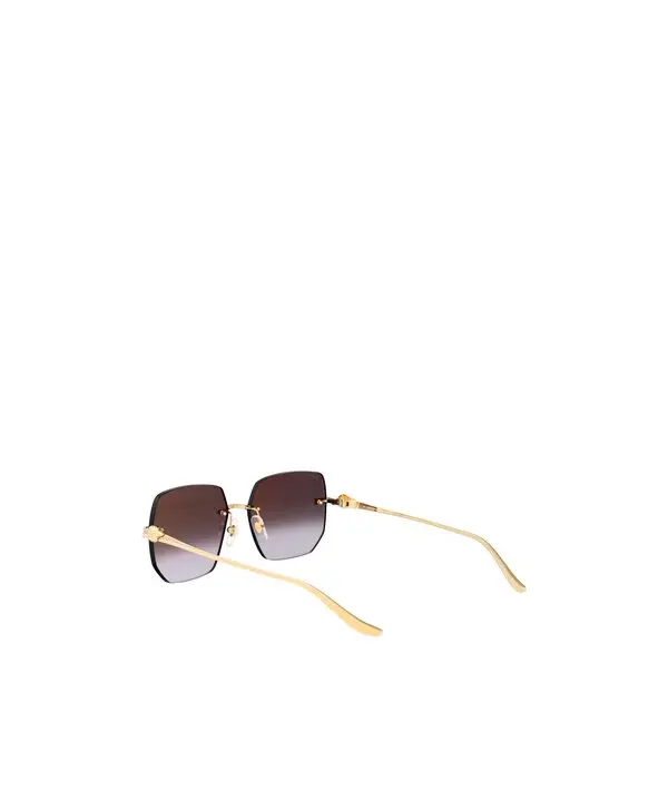 Cartier Rimless Octagon Sunglasses