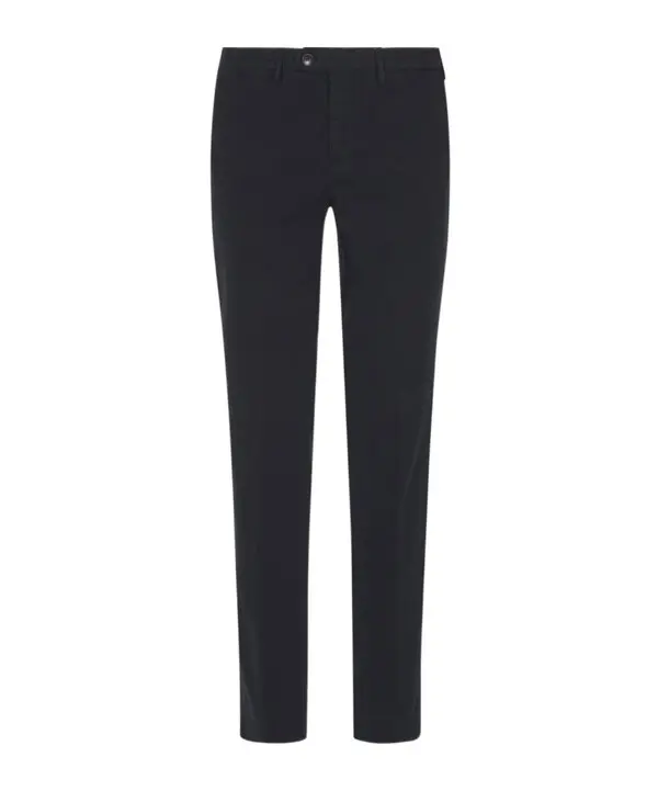 Canali Skinny Trousers With Button Detail