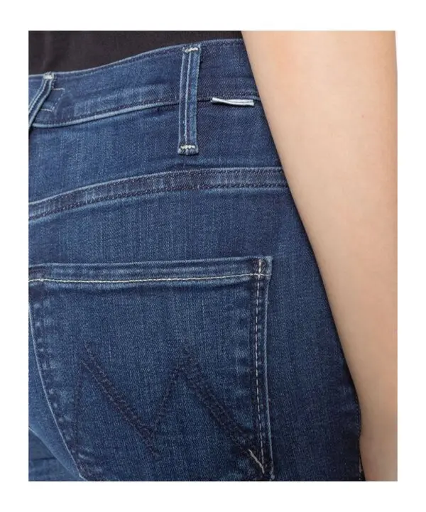 MOTHER The Hustler Mid-rise Ankle Jeans