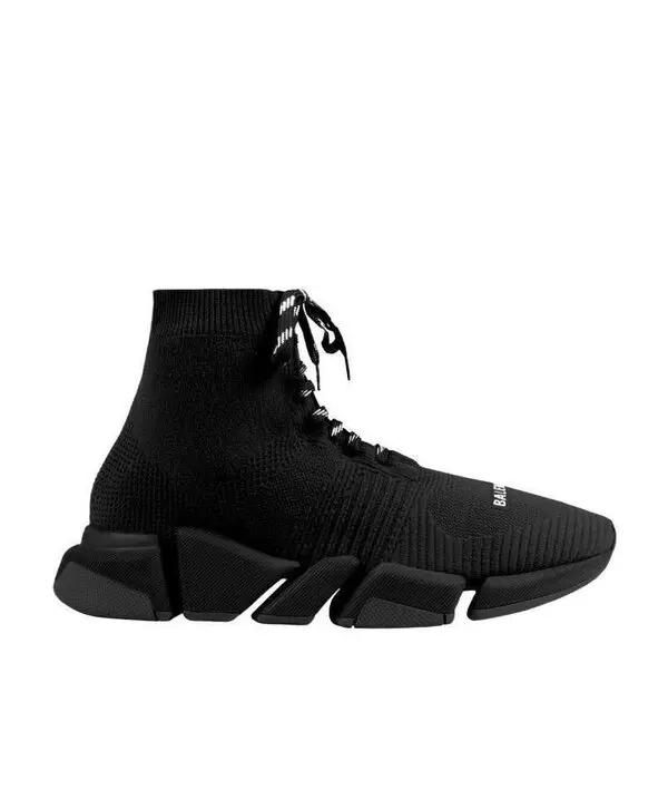 Balenciaga Speed 2.0 Lace-up Sneakers - Black