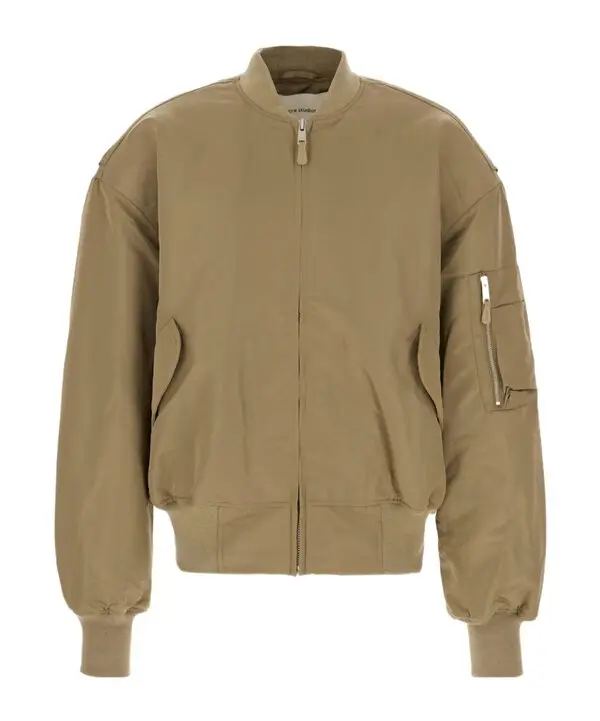 ENTIRE STUDIOS Broad Bomber Jacket - Smoked Cream