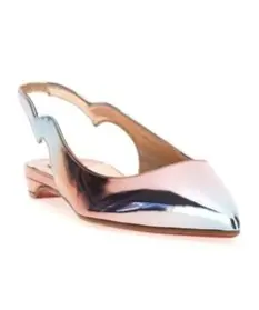 CHRISTIAN LOUBOUTIN Slingback Ballet Flats - Multi-color