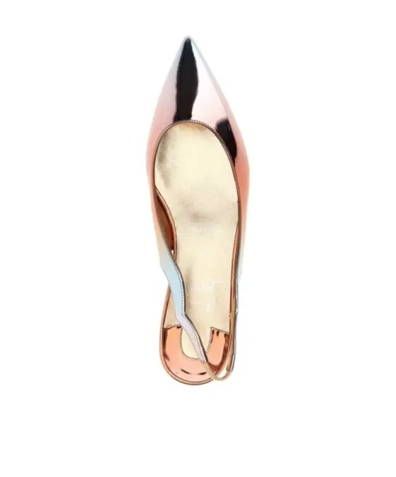 CHRISTIAN LOUBOUTIN Slingback Ballet Flats - Multi-color