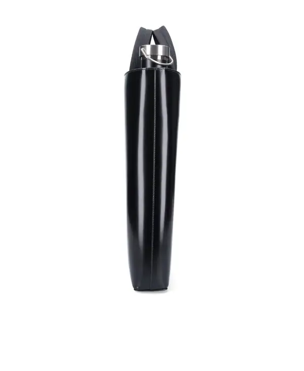 Prada Logo Top Handle Bag