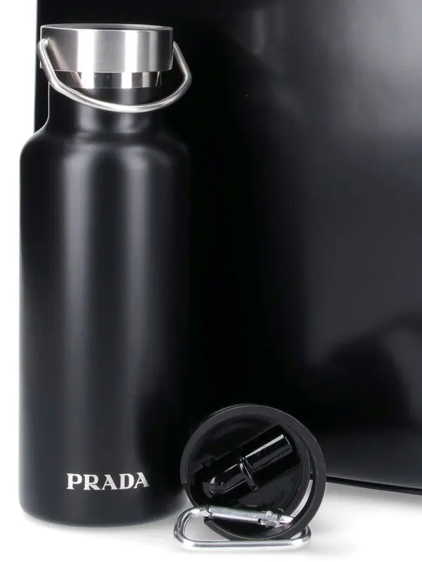 Prada Logo Top Handle Bag