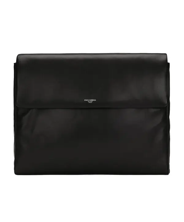 Dolce & Gabbana Mediterraneo Foldover Top Messenger Bag - Black