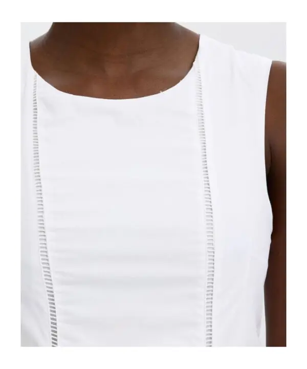 SELECTED Sleeveless Boat Neck Dress With Side Pockets