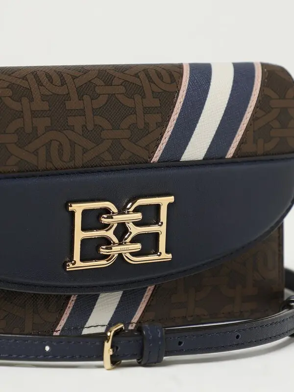 Bally Flip Shoulder Bag With Monogram