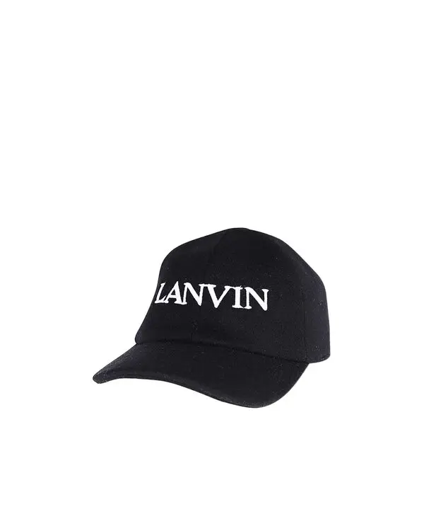 LANVIN Logo Baseball Cap - Black