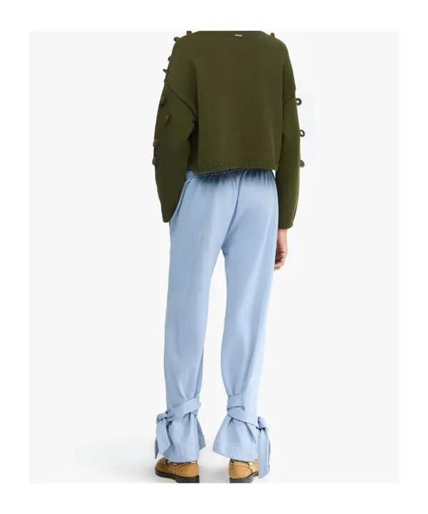 J.W.ANDERSON Jw Anderson Cropped Loop Jumper - Khaki