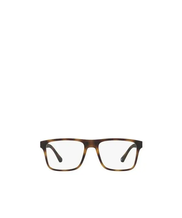 Emporio Armani Inverted Trapezoidal Full-frame Glasses - White