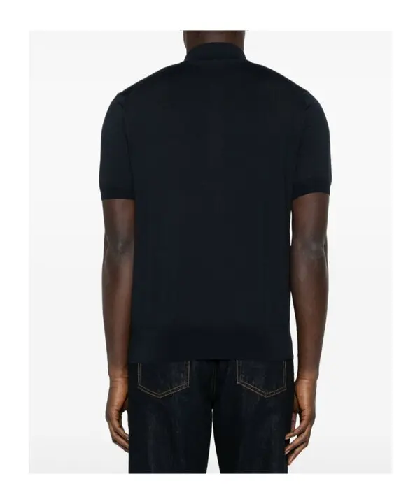 TOM FORD Short-sleeved Polo Shirt - Black