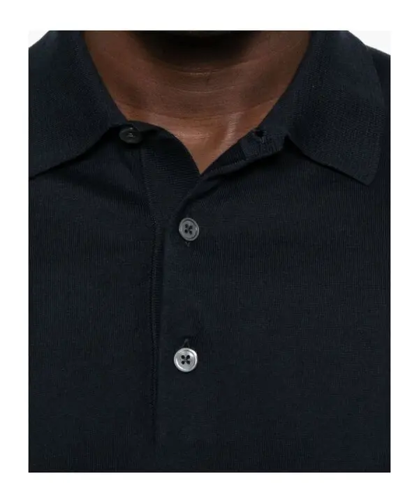 TOM FORD Short-sleeved Polo Shirt - Black
